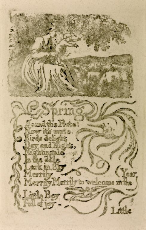 Songs of Innocence and of Experience’: ‘Spring’’, William Blake, 1794 ...