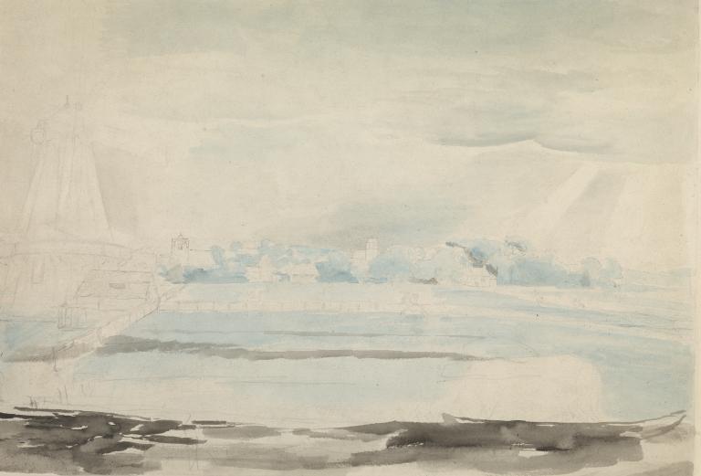 ‘Landscape near Felpham’, William Blake, c.1800 | Tate