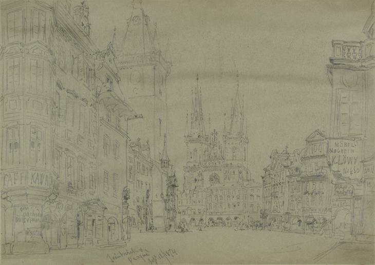 ‘Frauenkirche, Prague’, William Callow, 1874 | Tate