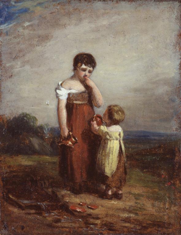 ‘The Broken Pitcher’, William Frederick Witherington, c.1814 | Tate