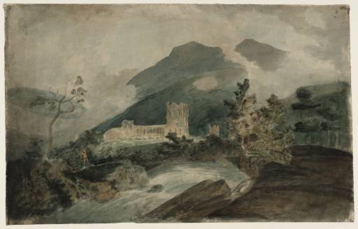 ‘Llanthony Abbey from the South’, pupil of Joseph Mallord William ...