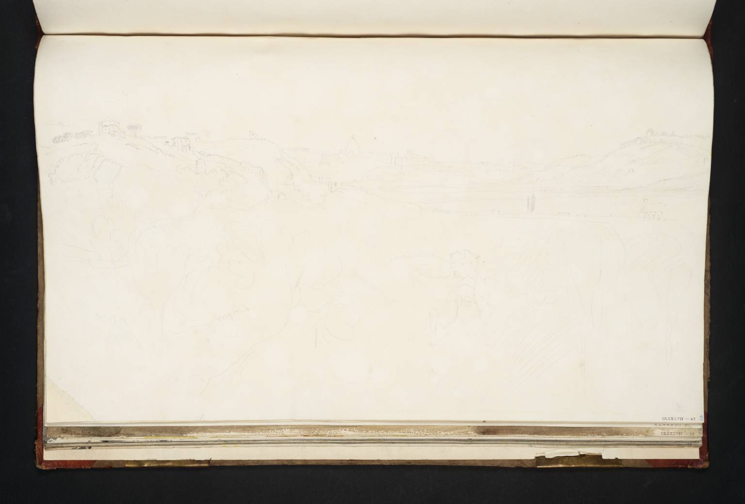 Joseph Mallord William Turner, 'Distant View of St Peter's and the ...