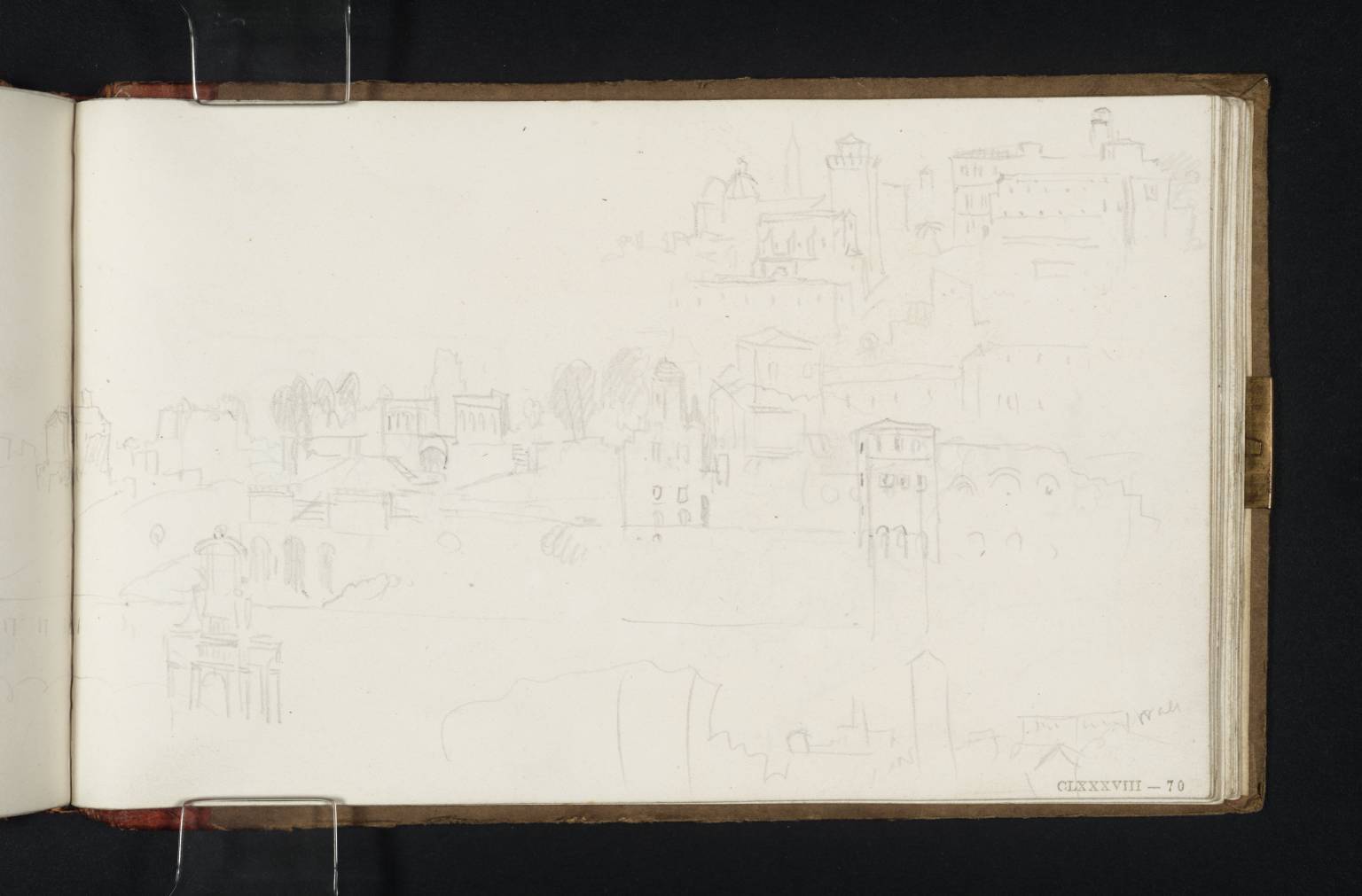 Joseph Mallord William Turner, 'Part of a Panoramic View of Rome from ...