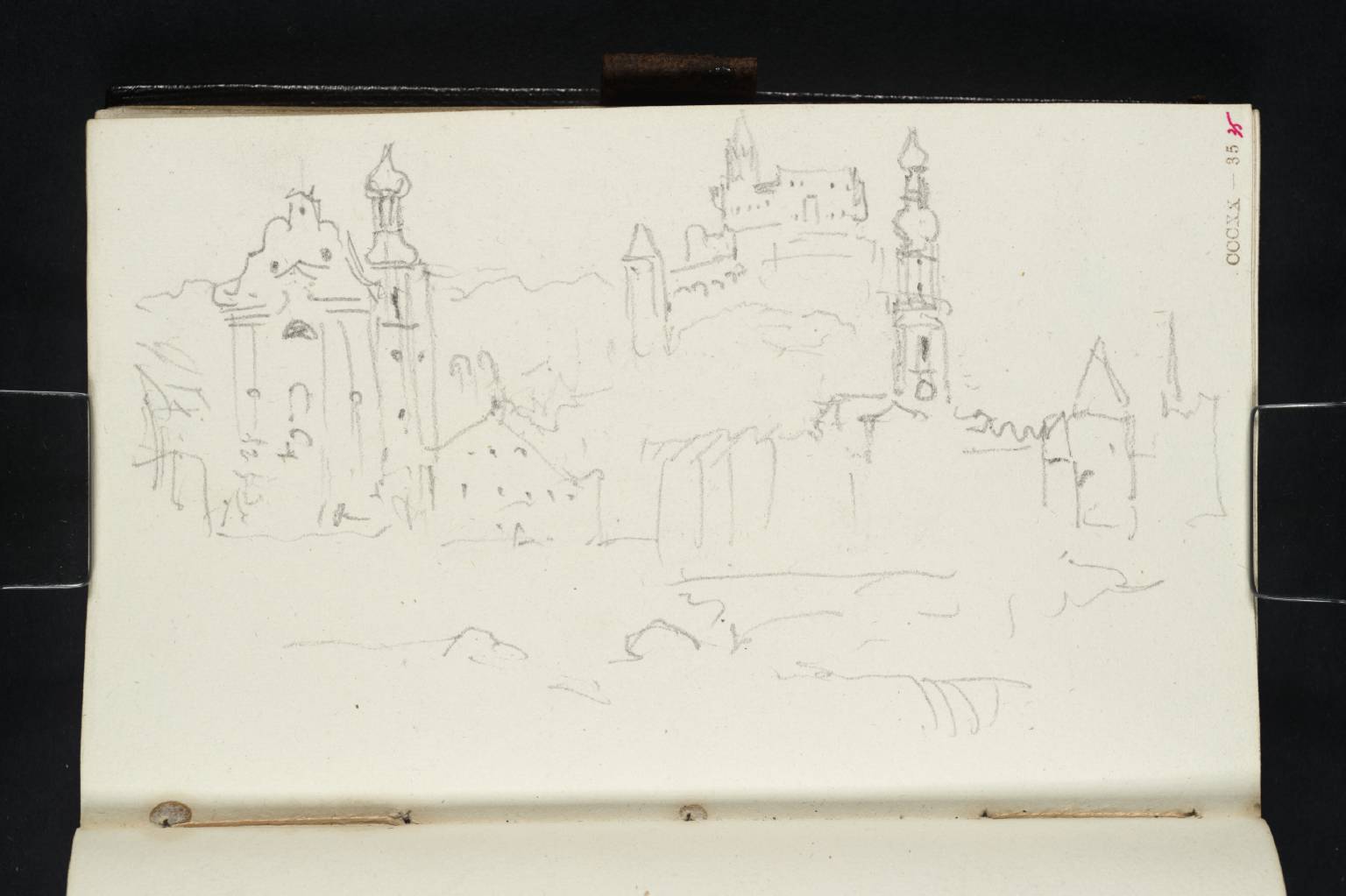 Joseph Mallord William Turner, 'Brunico (Bruneck) and its Castle, with ...