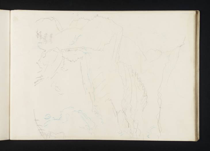 ‘Above the Reichenbach Falls’, Joseph Mallord William Turner, 1844 | Tate