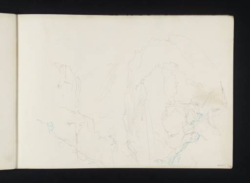 ‘Above the Reichenbach Falls’, Joseph Mallord William Turner, 1844 | Tate