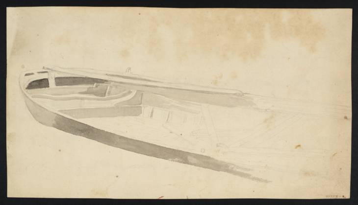 ‘Study of the Stern of a Barge’, Samuel Scott | Tate