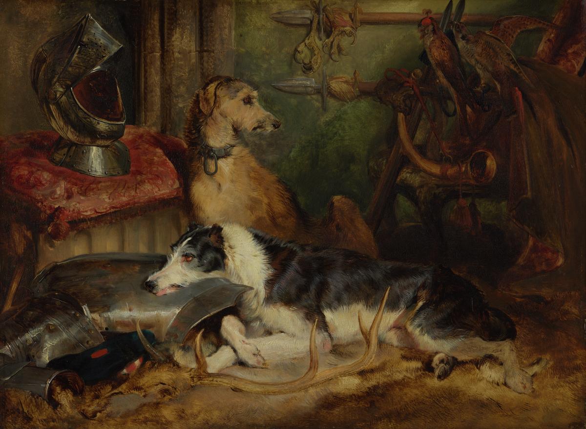 ‘A Scene at Abbotsford’, Sir Edwin Henry Landseer, exhibited 1827 | Tate