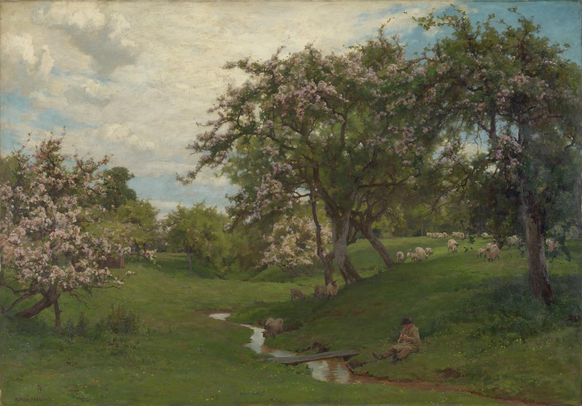 When Nature Painted all Things Gay’’, Alfred Parsons, exhibited 1887 | Tate