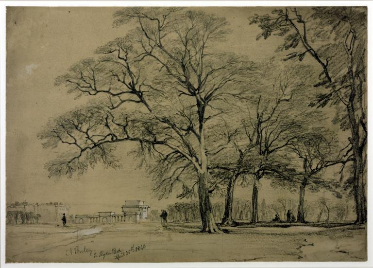 ‘Hyde Park Corner’, Aaron Edwin Penley, 1840 | Tate