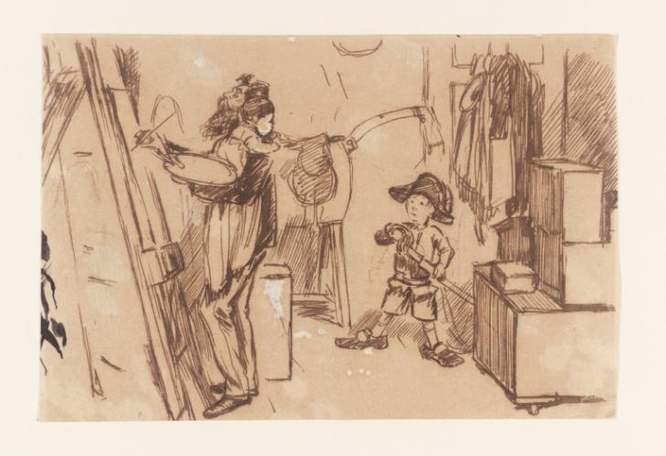 ‘Drawing for ‘Punch’’, Charles Samuel Keene | Tate