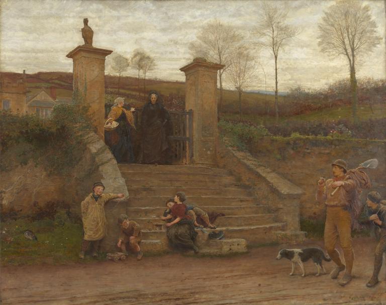 ‘The Old Gate’, Frederick Walker, exhibited 1869 | Tate