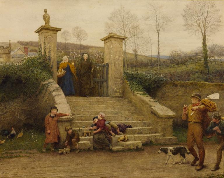 ‘The Old Gate’, Frederick Walker, 1874–5 | Tate