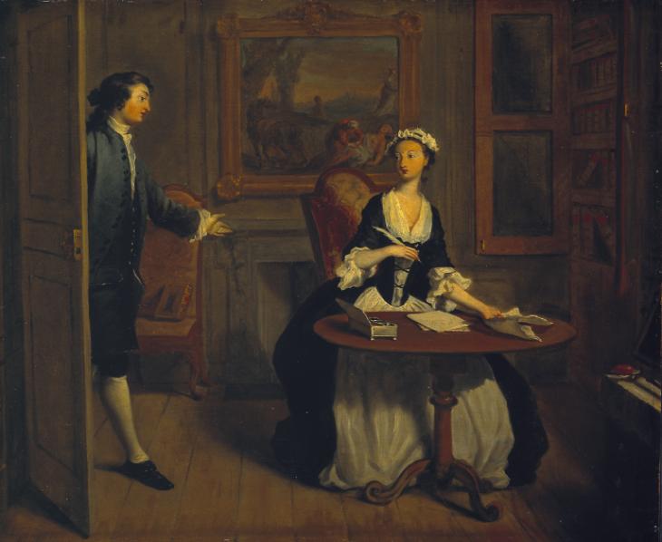 I Mr B Finds Pamela Writing Joseph Highmore 1743 4 Tate I Mr B Finds Pamela Writing Joseph Highmore 1743 4 Tate