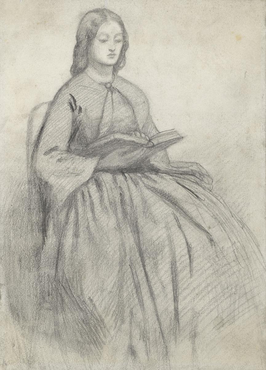 ‘Elizabeth Siddal in a Chair. Verso: Elizabeth Siddal in a Chair ...