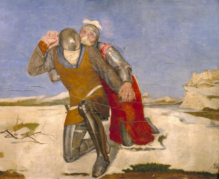 ‘Morte d’Arthur’, Frederic George Stephens, c.1850–5 | Tate