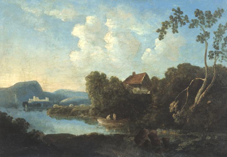 ‘Landscape with Castle’, studio of Richard Wilson | Tate