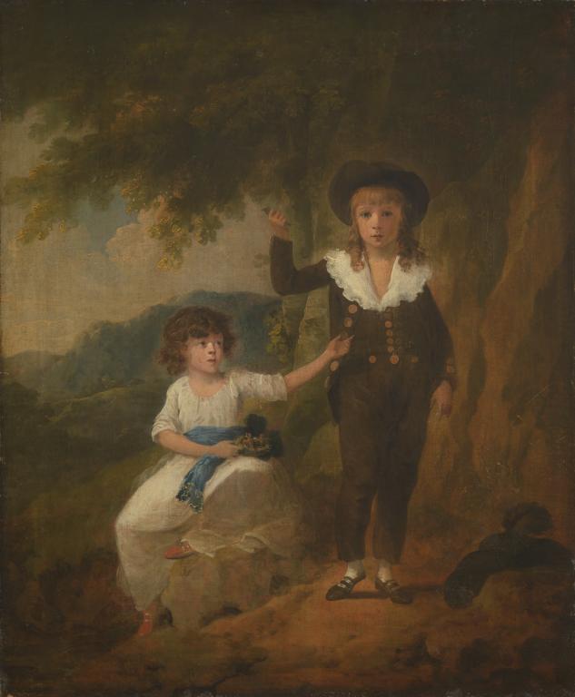 ‘Two Children’, Julius Caesar Ibbetson, c.1790 | Tate