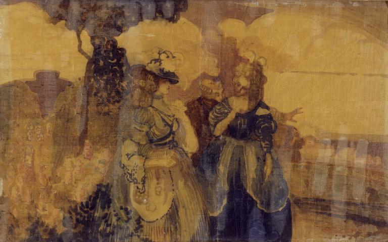 ‘In the Blue Country or Colloque Sentimentale’, Charles Conder, c.1895 ...