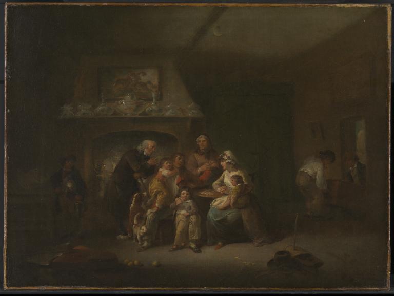 ‘A Married Sailor’s Return’, Julius Caesar Ibbetson, c.1800 | Tate