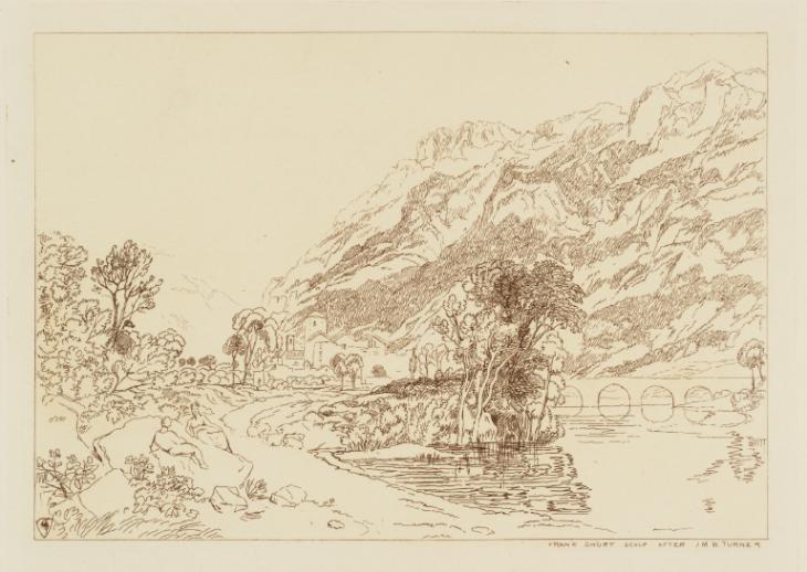 ‘Bonneville, Savoy’, Sir Frank Short, 1887 | Tate