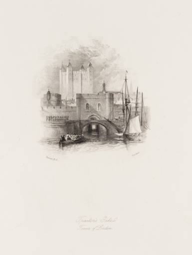 ‘Traitor’s Gate, Tower of London’, after Joseph Mallord William Turner ...