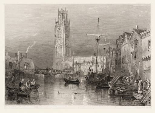 ‘Boston, Lincolnshire, engraved by T. Jeavons’, after Joseph Mallord ...
