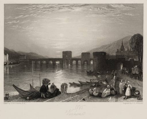 ‘Vernon, engraved by Willmore’, after Joseph Mallord William Turner ...
