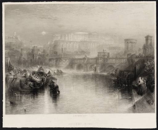 ‘Ancient Rome, engraved by A. Willmore’, after Joseph Mallord William ...