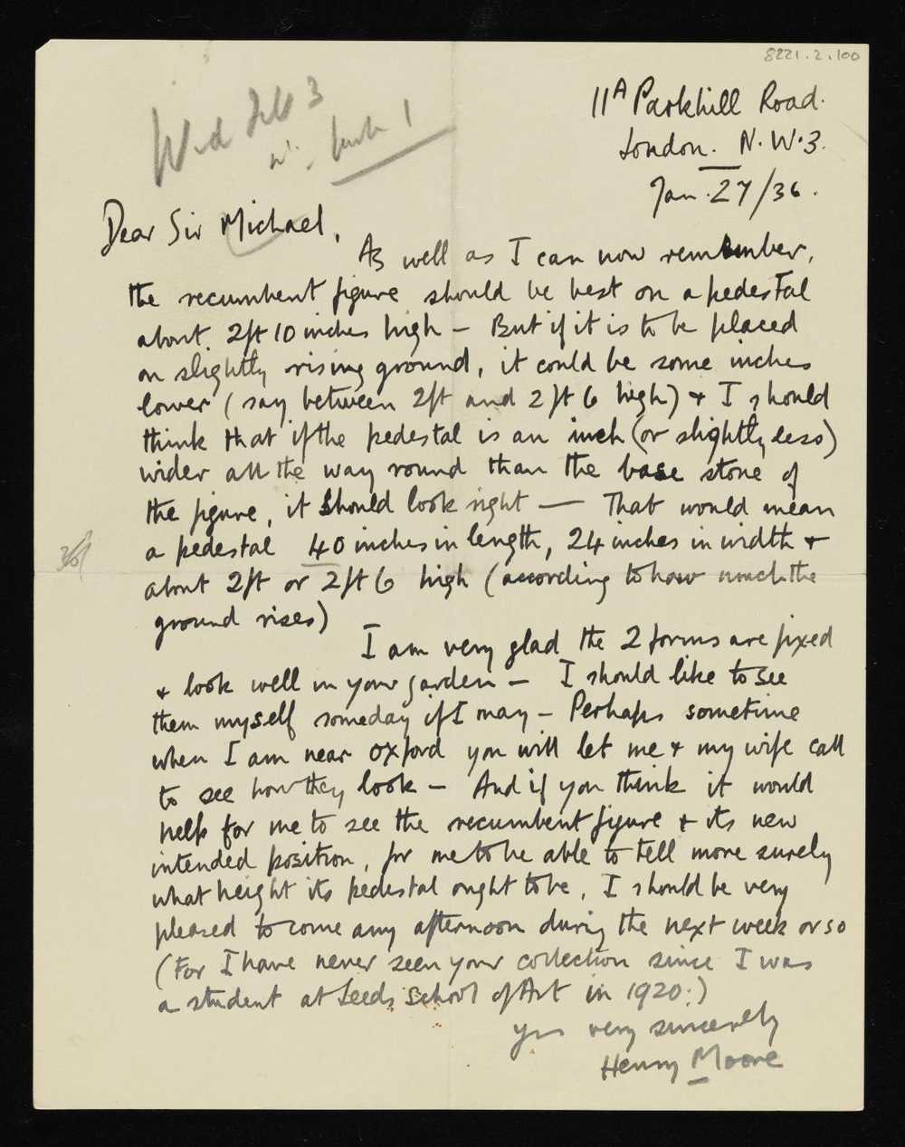 ‘Personal correspondence received by Michael Ernest Sadler, including ...