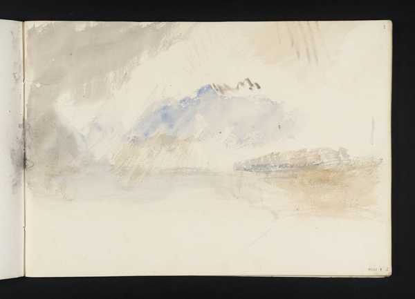 ‘Storm over a River‘, Joseph Mallord William Turner, 1844 | Tate