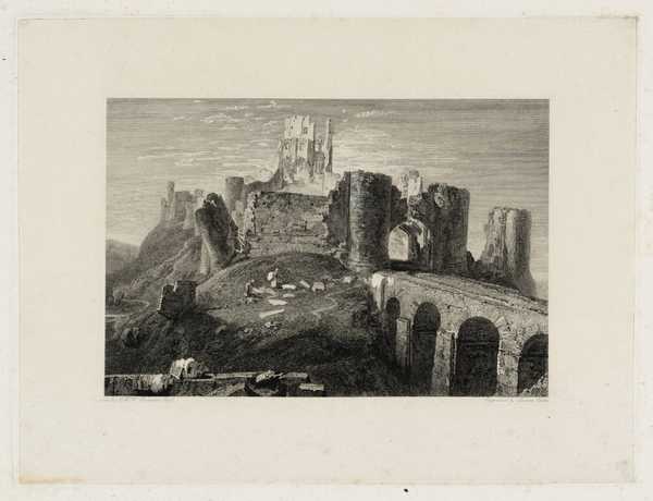 ‘Corfe Castle‘, after Joseph Mallord William Turner, 1814 | Tate