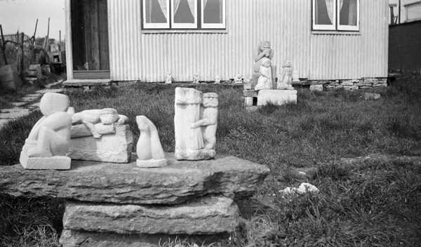 Black and white negative, nature sculptures at Worth Matravers‘, Paul ...