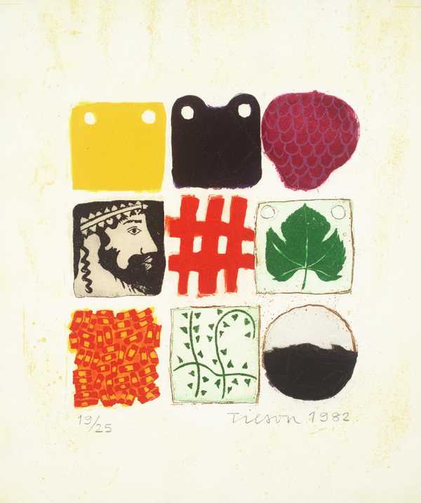 ‘The Arrival of Dionysos‘, Joe Tilson, 1982 | Tate