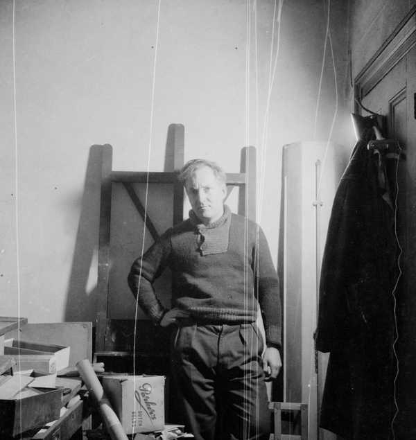 Photograph of Nigel Henderson in an art studio‘, Anonymous‘, Anonymous ...