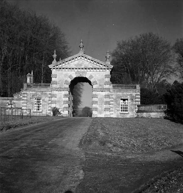 Photograph of the entrance to Fonthill Estate near Fonthill Bishop ...