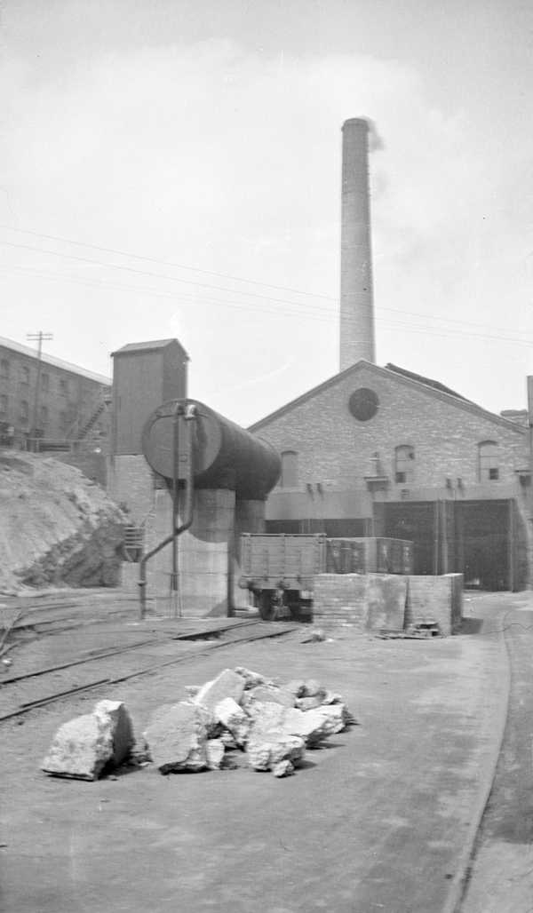 Black and white negative, view of Pilkington’s factory site, St Helens ...
