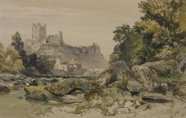 ‘Richmond Castle, Yorkshire‘, William Callow, 1843 | Tate