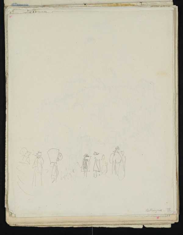 ‘Group of Figures‘, Joseph Mallord William Turner, c.1841 | Tate