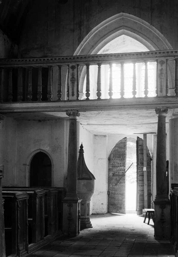 Photograph of the interior of Rycote Chapel in Rycote, Oxfordshire ...