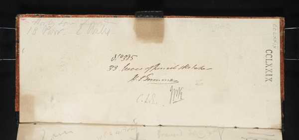 ‘Notes and Executors’ Endorsements‘, Joseph Mallord William Turner, c ...