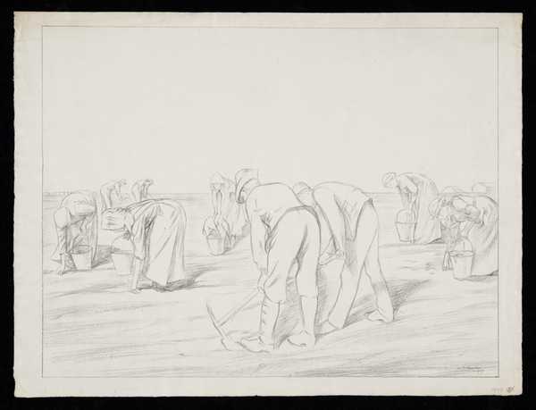 Potato Planting’ from ‘Work on the Land’‘, Sir William Rothenstein ...