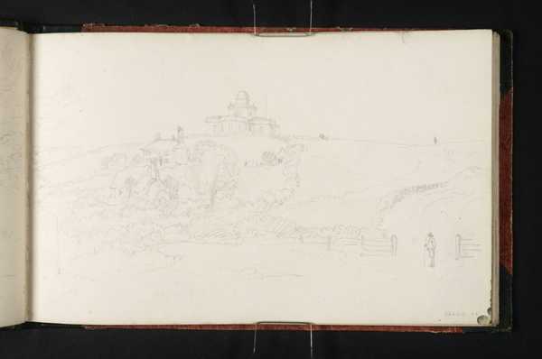 ‘Brightling Observatory‘, Joseph Mallord William Turner, c.1816 | Tate
