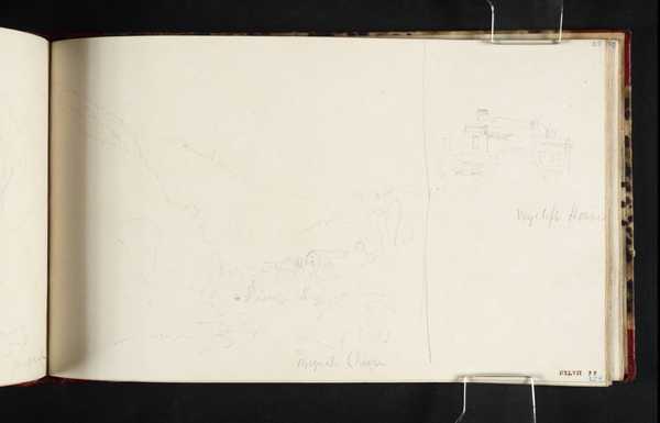 ‘Two Sketches near Rokeby: Brignall Church; Wycliffe Hall‘, Joseph ...