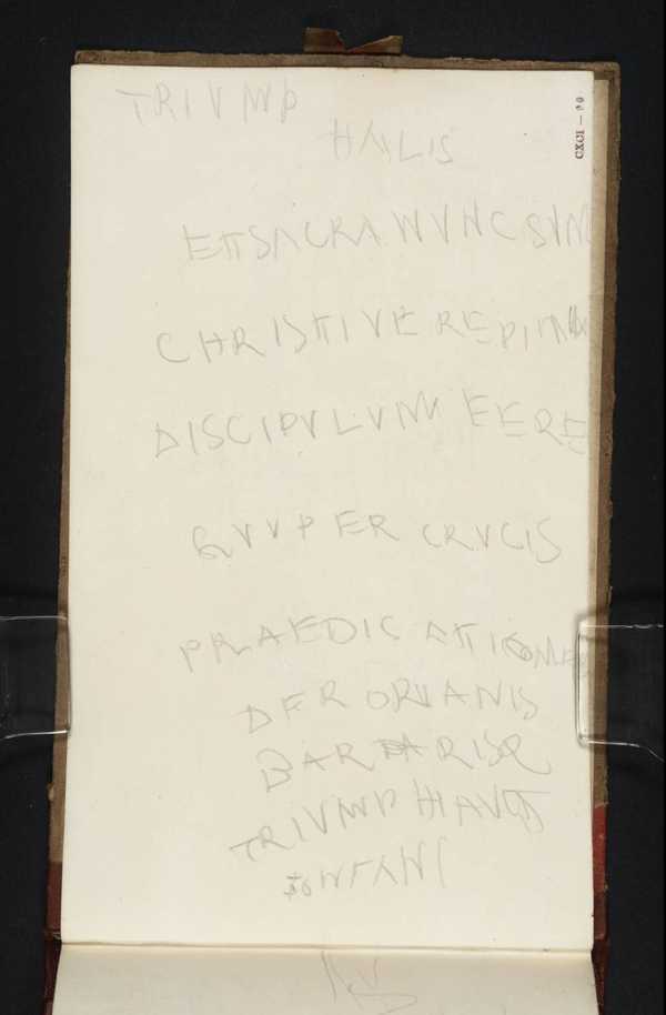 ‘Part of the Inscription on the Base of the Column of Marcus Aurelius ...