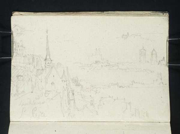 ‘Saint-Cyr; Tours, Loire Valley‘, Joseph Mallord William Turner, 1826 ...