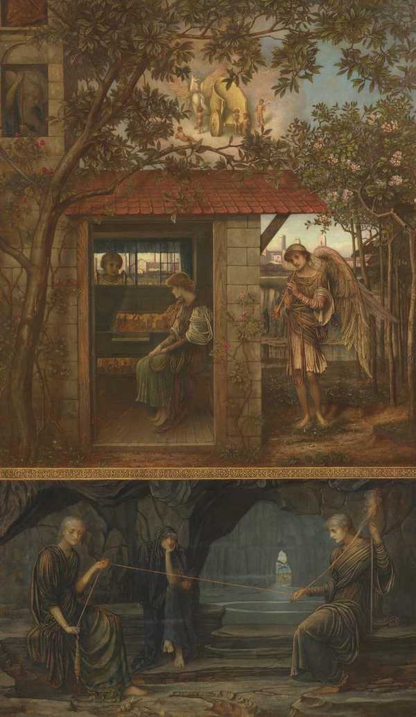 ‘A Golden Thread‘, John Melhuish Strudwick, exhibited 1885 | Tate