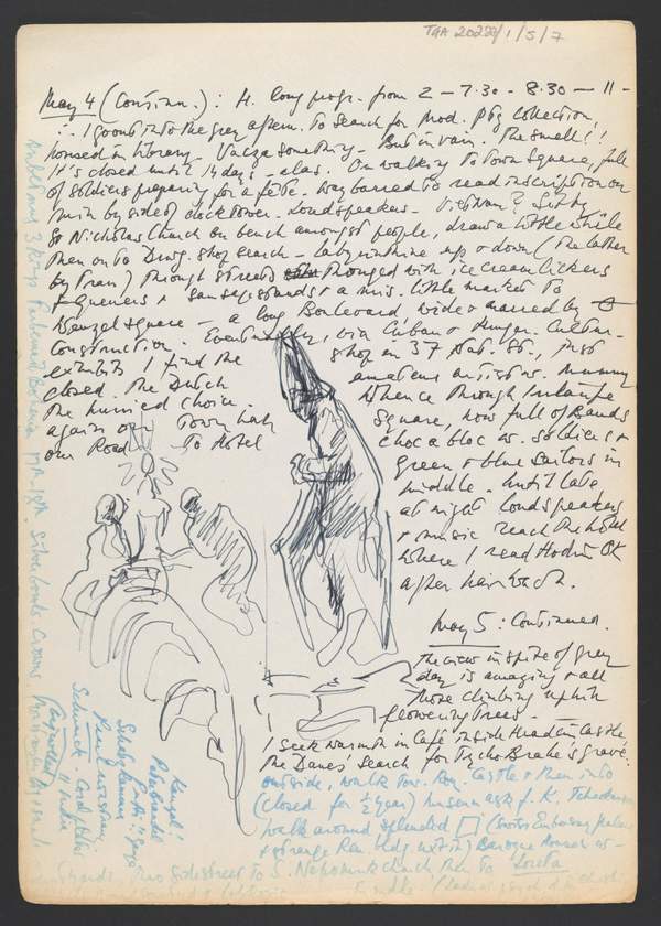 Diaries‘, collection owner: Milein Cosman, 1938–2017‘, collection owner ...