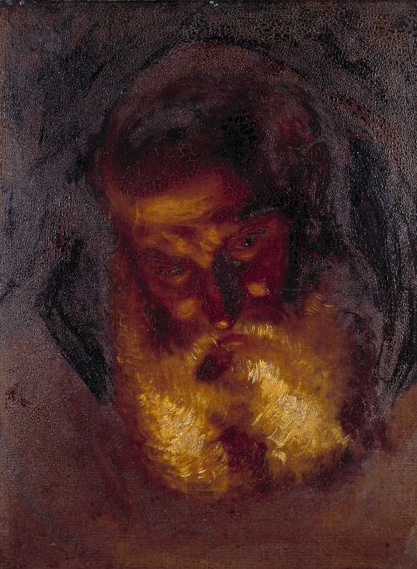 ‘Study of a Monk’s Head for ‘Editha and the Monks’‘, William Hilton the ...