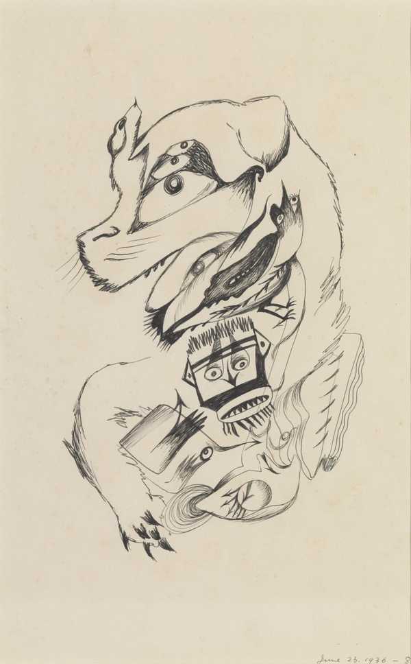‘Untitled Drawing‘, Reuben Mednikoff, 1936 | Tate